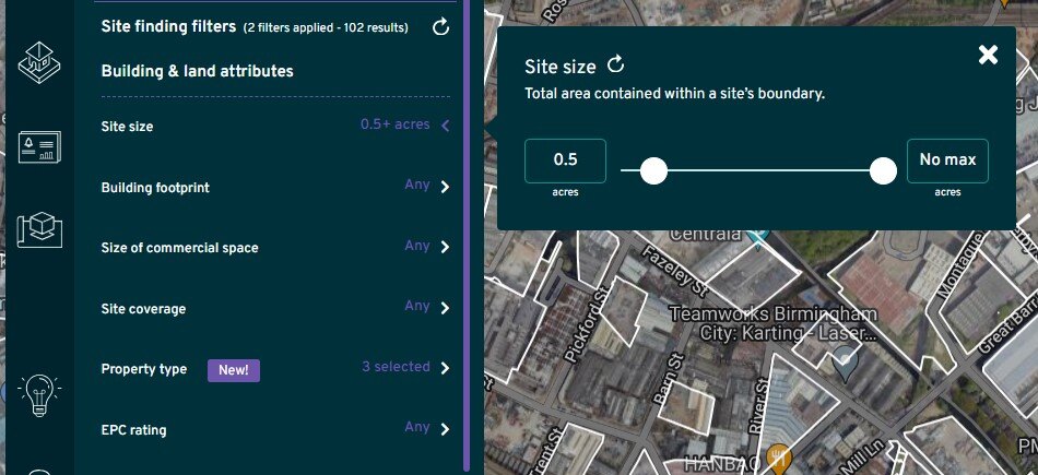 Nimbus | Feature - Site finding features